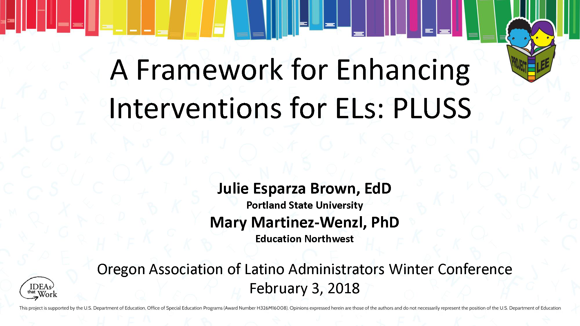 Project Lee Other Resources - Project Lee